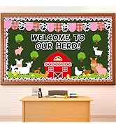 Amazon.com: Farm Bulletin Board Decorations Farm Animal Cutouts Set ...