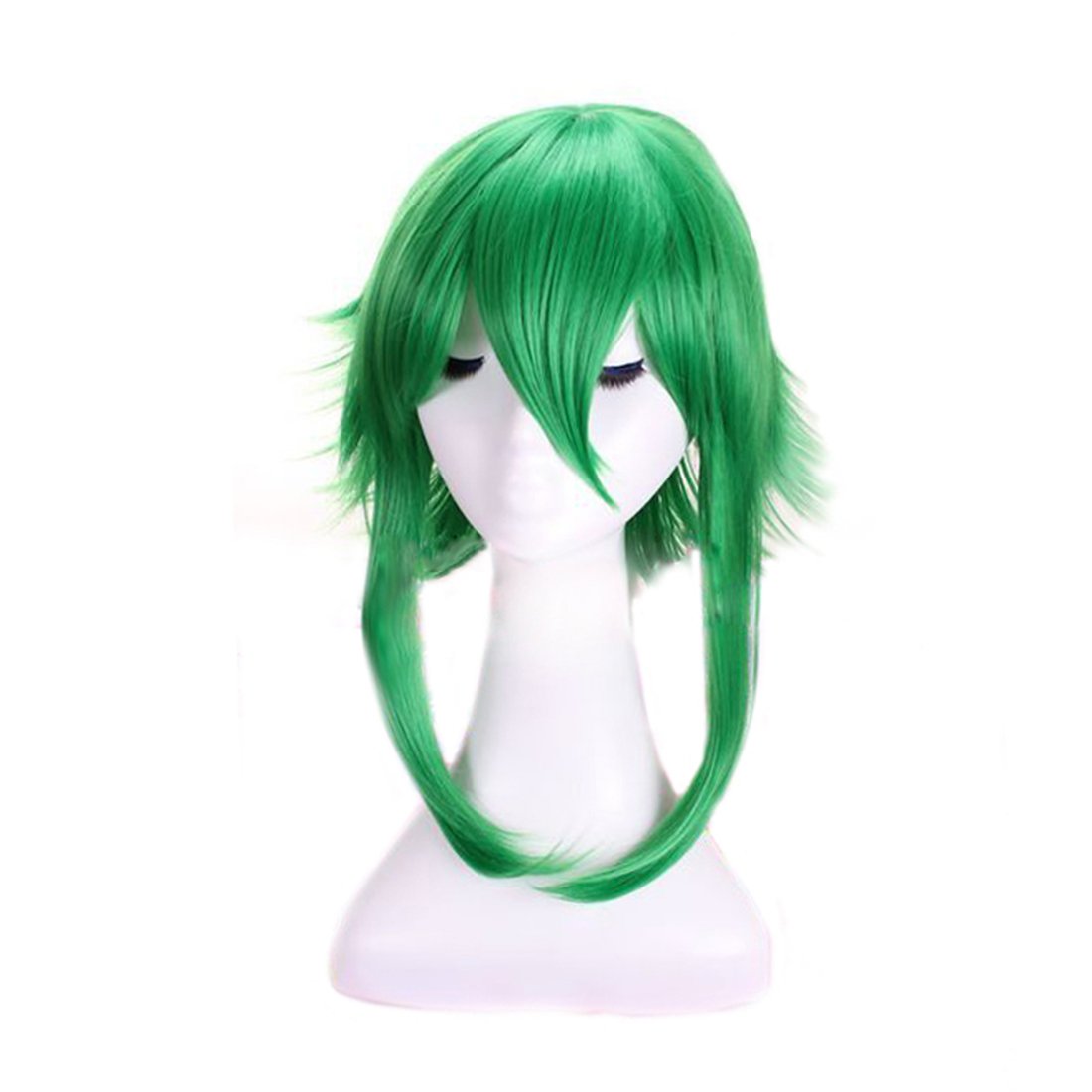 Amazon.com: 45cm Medium Green Vocaloid Gumi Cosplay Wig Ml27 : Clothing ...