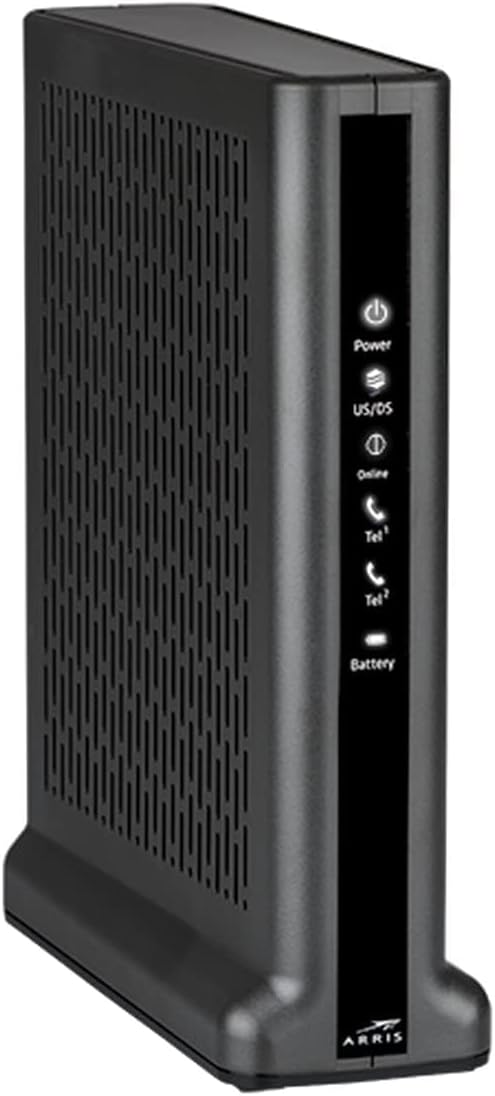 Amazon.com: Arris TM3402 32x8/2x2 DOCSIS 3.1 Telephony Cable Modem with ...