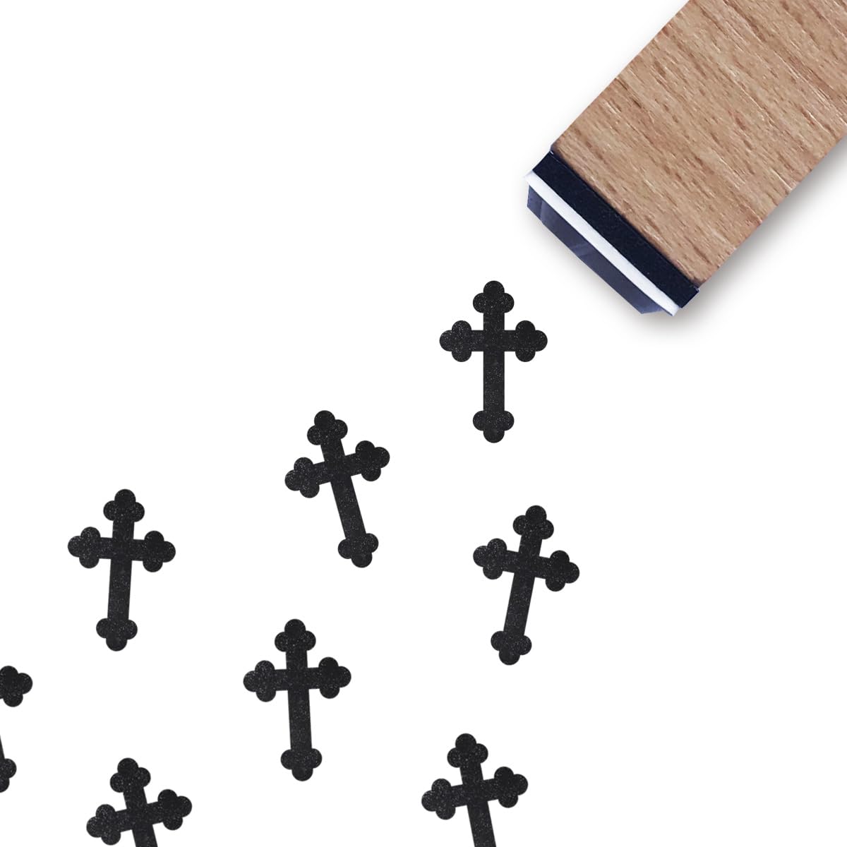 Amazon.com: Christian Cross Rubber Stamp, 3/5 Inch Small Mini Stamp for ...