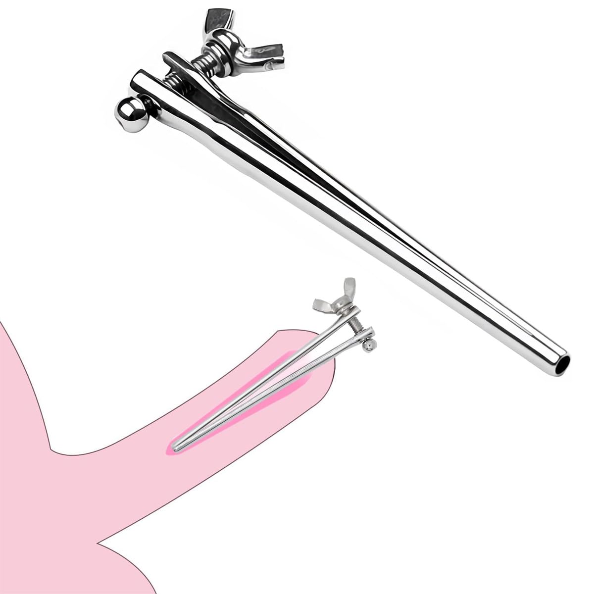 Gobuying Stainless Steel Urethral Sounds Dilators with Adjustable Screw ...