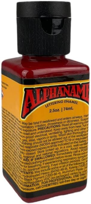 Amazon.com: Alpha 6 Alphanamel - Dark Red - Enamel Paint for ...
