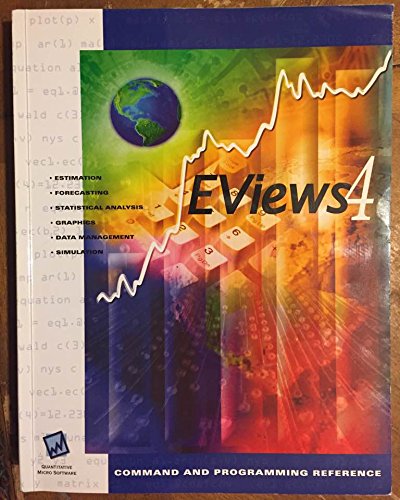 EViews4 COMMAND AND PROGRAMMING REFERENCE | Amazon.com.br