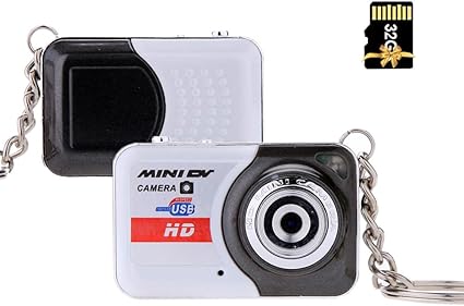 Amazon.com : Andoer Digital Camera X6 Portable Camera Keychain, Ultra ...