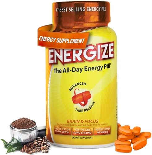 Amazon.com: Energize Caffeine Pills, Fast Acting All Day Energy Pills & Natural Nootropics ...