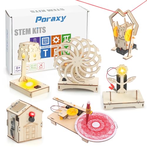 Snapklik.com : 6 In 1 STEM Projects For Kids Ages 8-12, STEM Kits, 3D ...