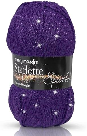 Amazon.com: Mary Maxim Starlette Yarn - Emerald - Premium Acrylic Yarn ...