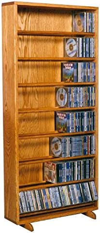 Amazon.com: Wood Shed Hill 06 Series Dowel Style CD Storage Rack ...