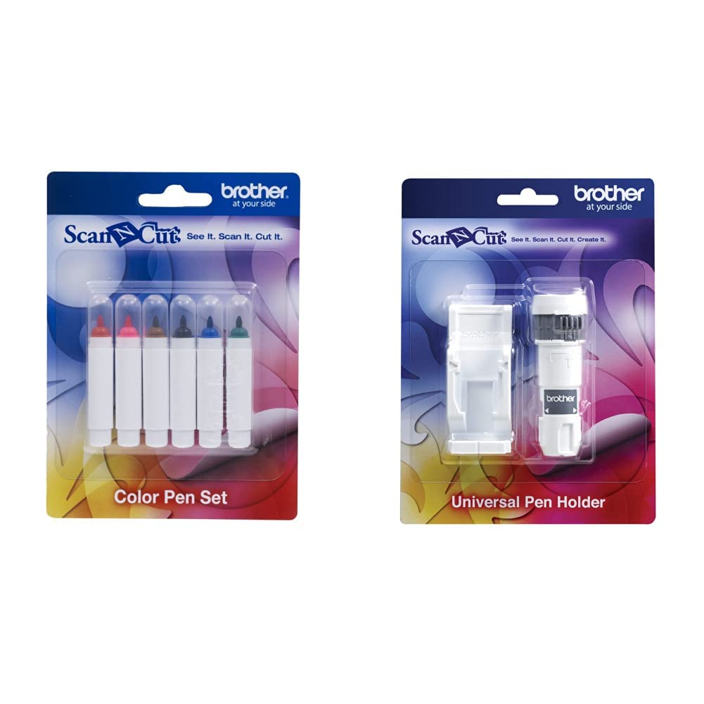 Amazon.com: Brother ScanNCut Pen Set CAPEN1 and Universal Pen Holder ...