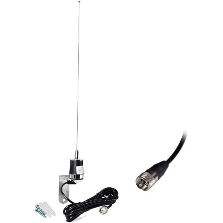 WORKMAN RV1 CB RADIO ANTENNA SINGLE GROOVE MIRROR MOUNT W/ SO239 STUD ...