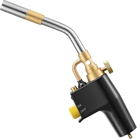 MAPP Propane Torch, Portable Gas Torch Heavy Duty Plumbing Soldering ...