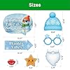Amazon.com: Winter Snow Party Photo Booth Props, 20-Piece Holiday ...