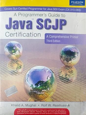 Amazon.in: Buy A Programmers Guide To JAWA SCJP Certification by Khalid A Mughal (Second Hand ...