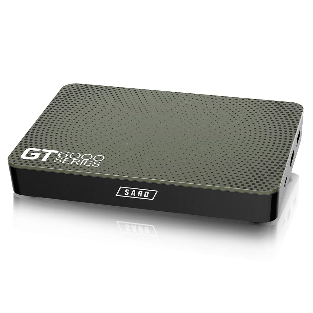 BuzzTV SARO GT6000 Pro 4K Ultra HD with Premium GT-Series BT-250 Remote ...