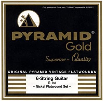 Amazon.com: Pyramid Gold Heavy Flatwound Electric Strings 13-56 ...