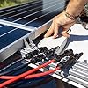 Amazon.com: Pjerjzn Solar Panel Connector 5 to 1 Solar Y Branch Solar ...