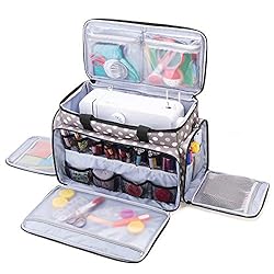 Amazon.com: LUXJA Sewing Machine Case with Removable Padding Pad ...