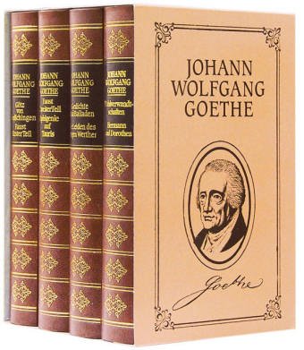 4 Bände Goethe : Goethe, Johann Wolfgang von: Amazon.de: Bücher