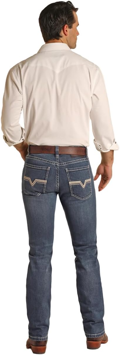 ROCK & ROLL Revolver Rope Slim Straight - Mens Jeans Brown at Amazon ...