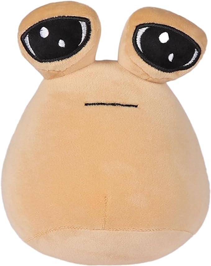 Amazon.com: Generic Muñeca de peluche Pou, lindo juguete alienígena de ...