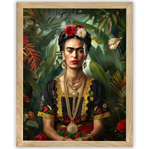 Amazon.com: Frida Kahlo Inspired Frida Kahlo Wall Art Poster - The ...