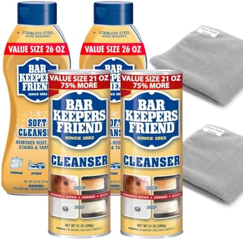 Amazon.com: Bar Keepers Friend Soft Cleanser Liquid (2 x 13 Ounce ...
