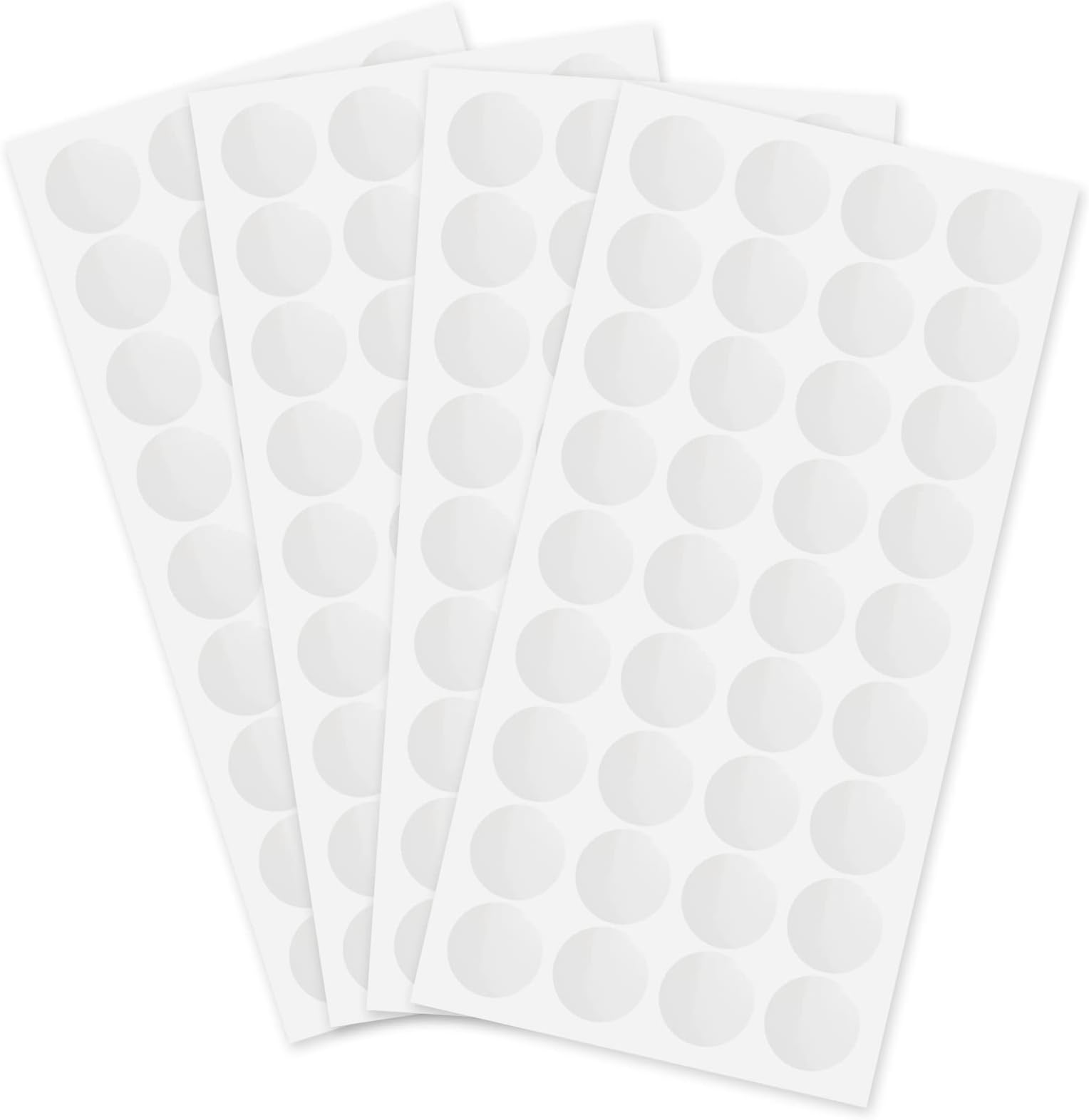 Minilabel 25 mm Round Gloss Seals Stickers - Clear Transparent (Pack of ...