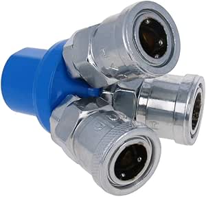 Amazon.com: Othmro 1Pcs 1/2" Thread 3 Way Manifold Block Splitter Quick ...