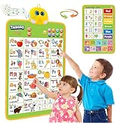 Amazon.com: Interactive Alphabet Wall Chart, Talking ABC, 123s, Music ...