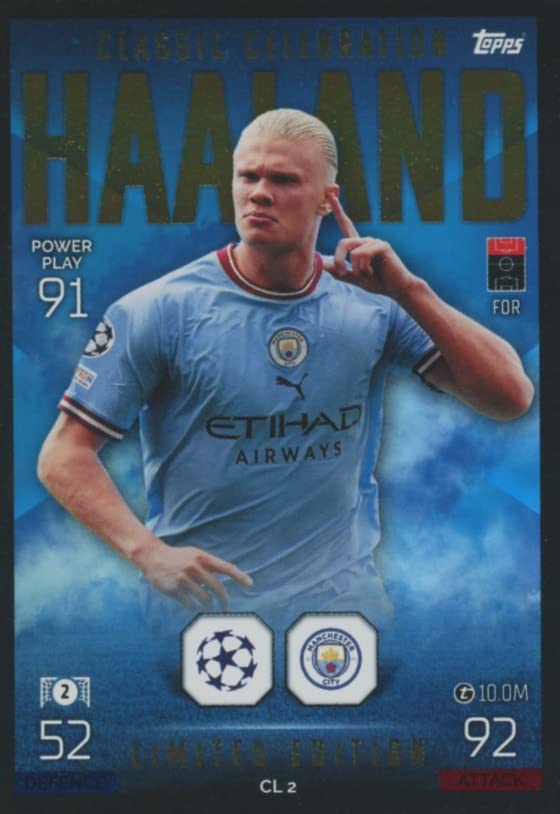 Topps Match Attax Extra 2022/23 Erling HAALAND Classic Celebration ...