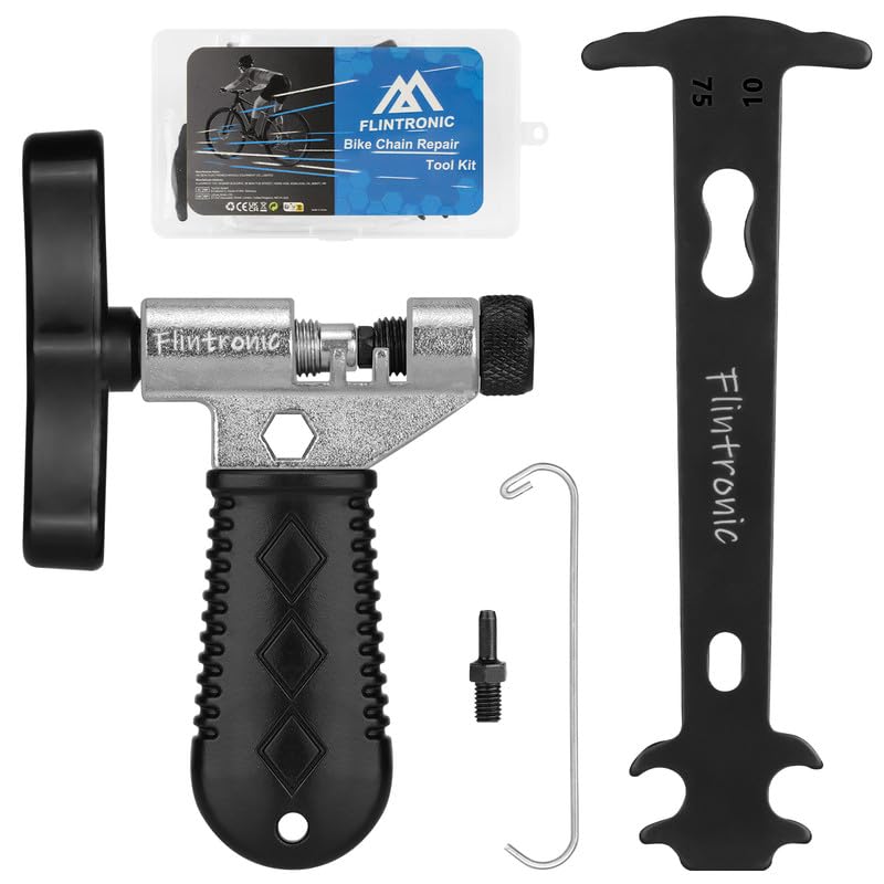 flintronic Bike Chain Splitter, 2-in-1 Bike Chain Tools Set, Bike Chain ...
