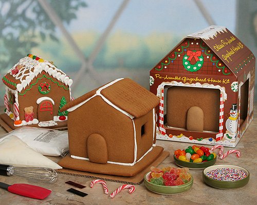Amazon.com : Pre-assembled Gingerbread House Kit : Gourmet Food ...
