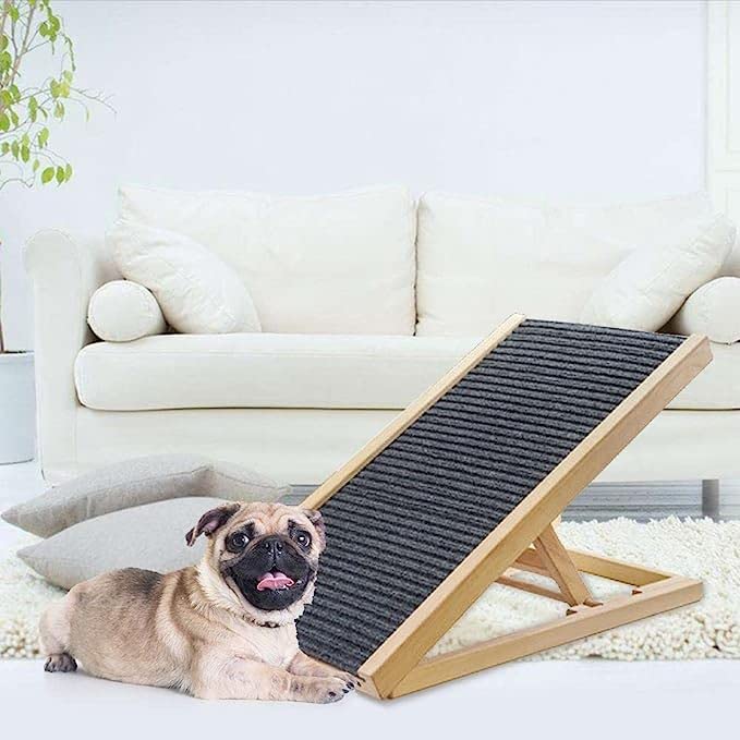Buy Mofish Pet Ramp Middle Size-Portable Folding Nonslip Wooden Ramp ...