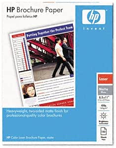 Amazon.com : Color Laser Brochure Paper, 98 Brightness, 40lb, 8-1/2 x ...