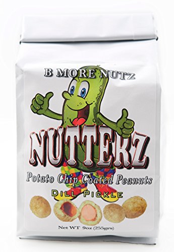 Amazon.com: Nutterz Dill Pickle Potato Chip Coated Peanuts - 9 Ounce