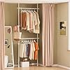 SoBuy Telescopic Clothes Rail, Heavy Duty Clothes Rack, Adjustable Open ...