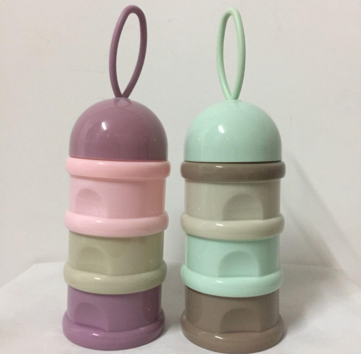 Baby Milk Powder Box, 3 Layers Formula Dispenser Detachable Portable ...