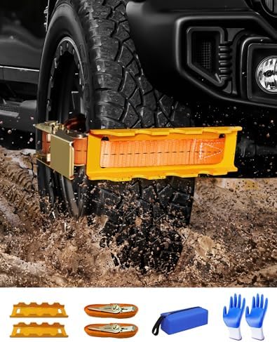 Amazon.com: PITOYTECK Metal Tire Traction Straps,Gripper Traction ...