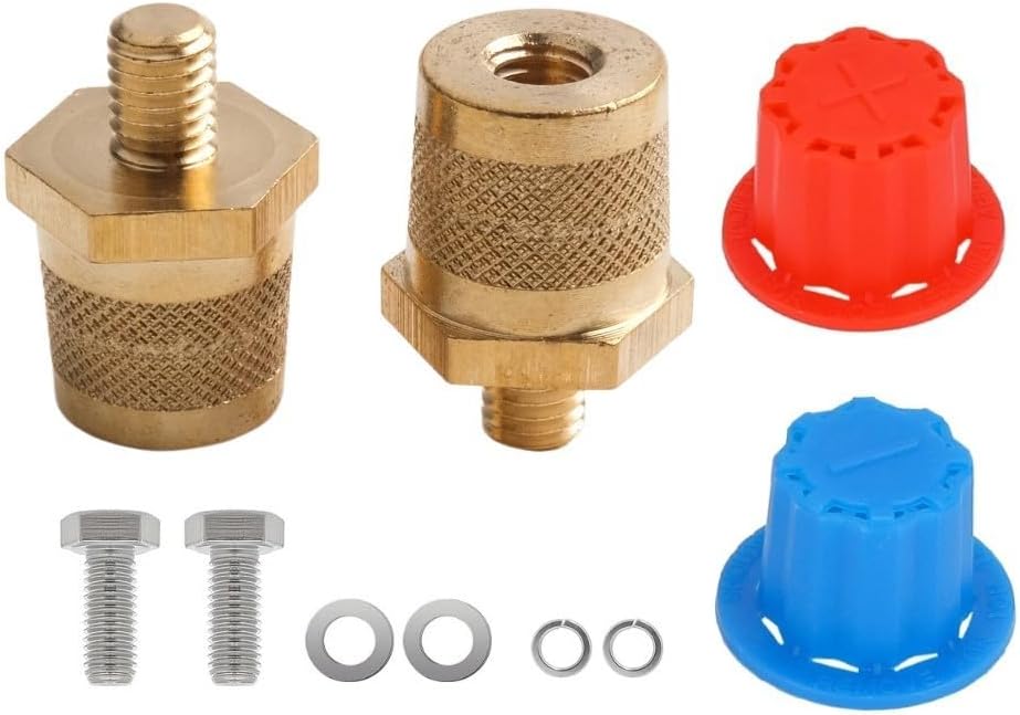 Amazon.com: 2 Packs Battery Terminal Connectors Set, Auto Battery Post ...