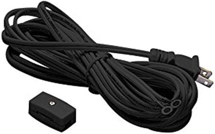 WAC Lighting 120V Rated 2-Wire Power Cord with Two-Prong Plug-in and ...