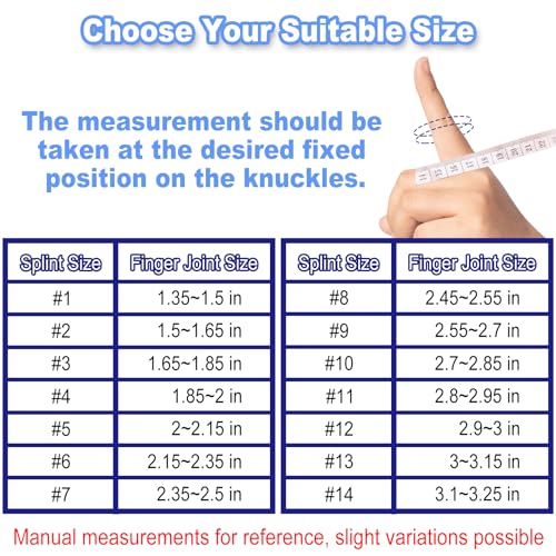 Snapklik.com : RonJea Oval Finger Splints & Size Adjuster Kit, 3 ...