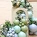 Amazon.com: 146Pcs Dusty Green Blue Balloon Garland Arch Kit Green Ash ...