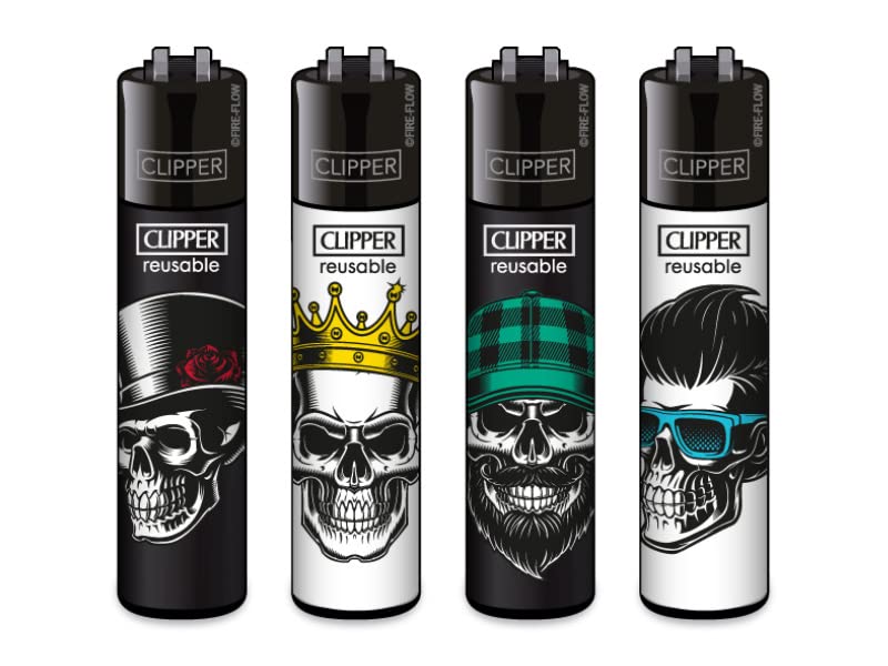 Amazon.de: Clipper® - Skull Heads - 4er Set - inkl. exkl. CKS Filtertip