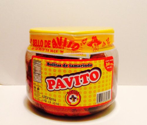 Amazon.com : Pavito Chili Tamarind Small Balls - Bolitas de Tamarindo ...