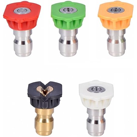 Amazon.com: Pressure Washer Tips Power Washer Soap Nozzle Tips Multiple ...