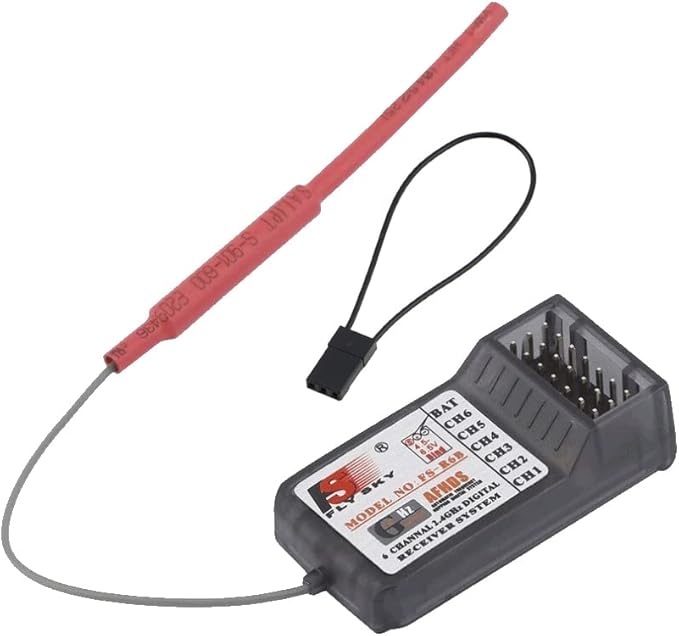 Amazon.com: RCmall FS-R6B 2.4G 6 Channel Receiver Radio Model Remote ...