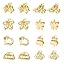 Amazon.com : CWJCYTNSN 16PCS Small Metal Hair Claw Clips, Gold Mini ...