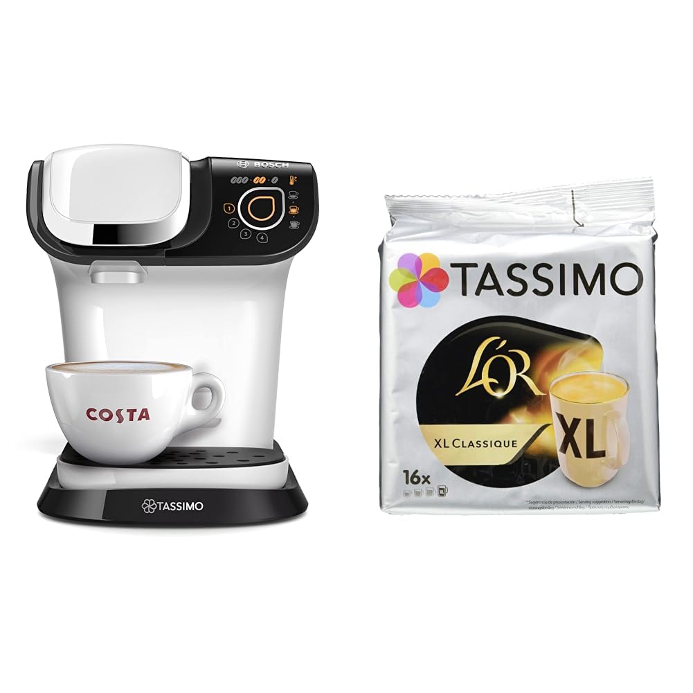 Tassimo Bosch My Way 2 TAS6504GB Coffee Machine, 1500 Watt, 1.3 Litre ...