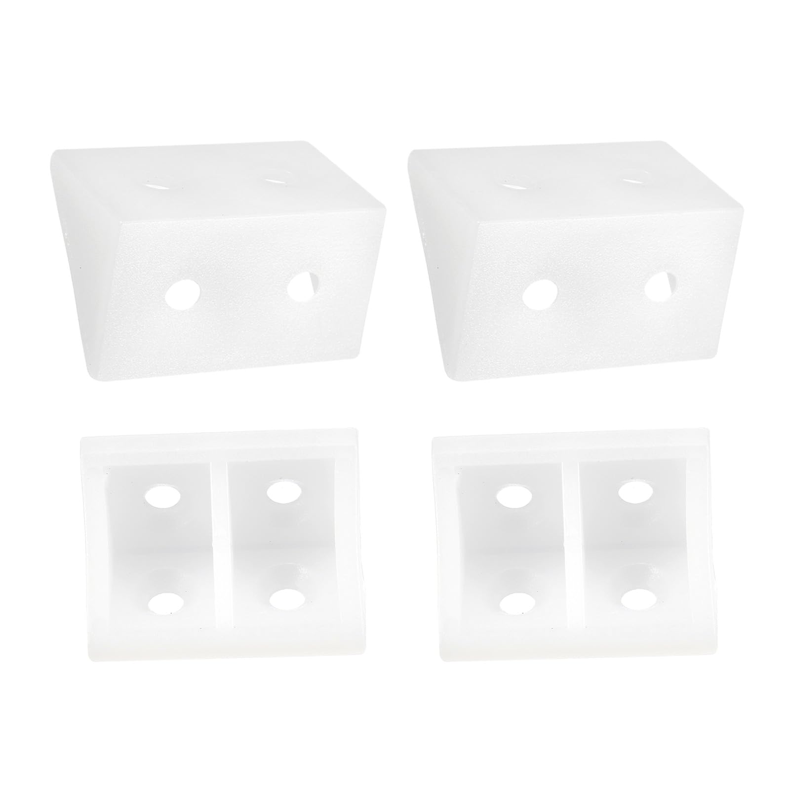 Amazon.com: DTGN 33x19x19mm(LxWxH) Plastic Corner Brackets -30Pack ...