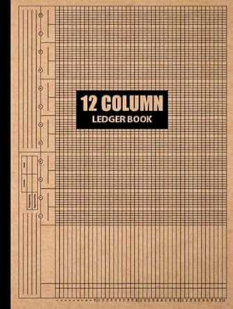 Amazon.com: 12 Column Ledger Book: Columnar Pad 12 Columns Accounting ...